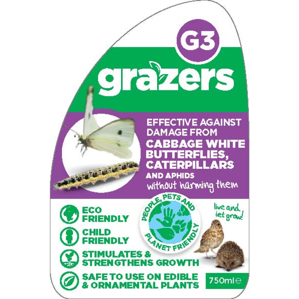 Grazers G3 effective against cabbage white butterfly & more | Grazers